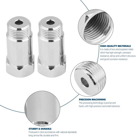 O2 Sensor Spacer Universele 45mm M18*1.5 Controleer Motor Licht ...