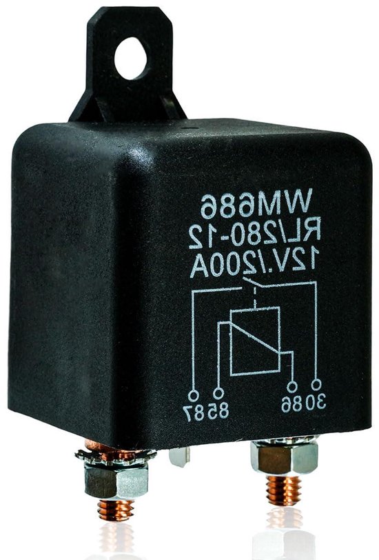 Startrelais 4-pins high-performance batterijrelais voor auto's, boten ...