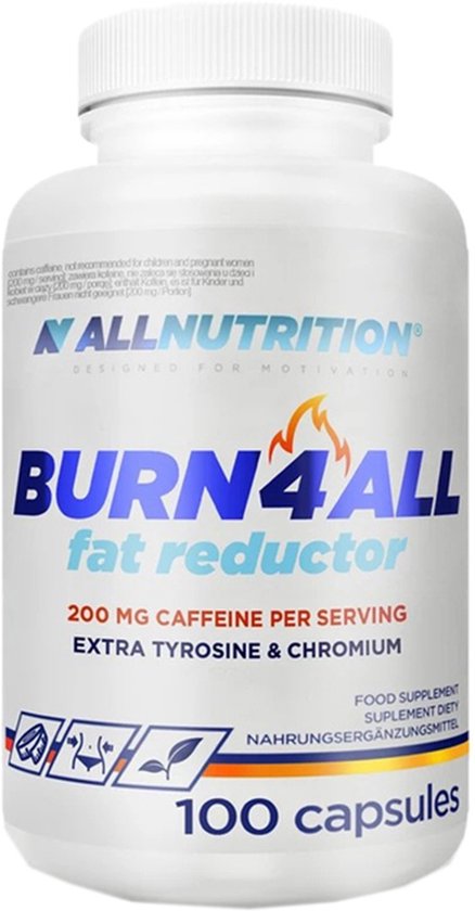 ALLNUTRITION | Burn4all fat reductor | 100 Capsules | Energy | Metabolism | Fatburner... | bol