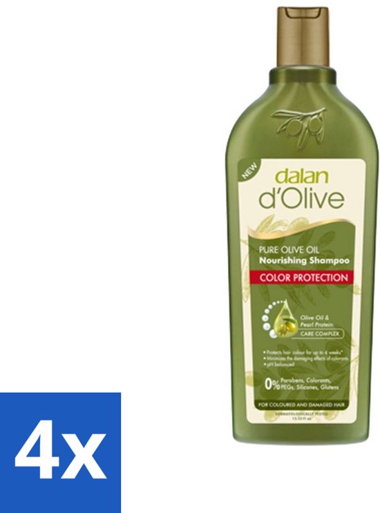 Dalan d'Olive - Shampoo - Kleur Bescherming - Voor Beschadigd Haar ...