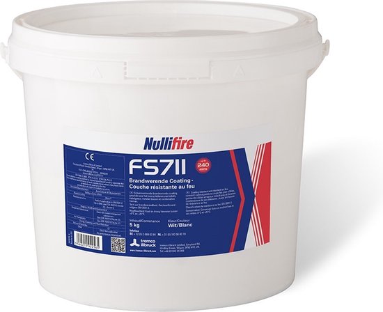 Nullifire Brandwerende Coating FS702 5Kg Wit | bol