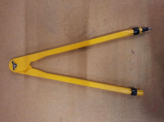 Bordpasser Plastic Geel 50cm | bol