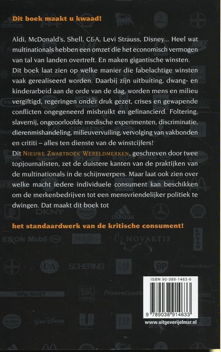 Het Nieuwe Zwartboek Wereldmerken, Klaus Werner | 9789038914633 ...