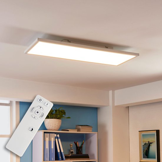 Arcchio - LED paneel- met dimmer - Metaal, PMMA - H: 5.5 cm - wit | bol