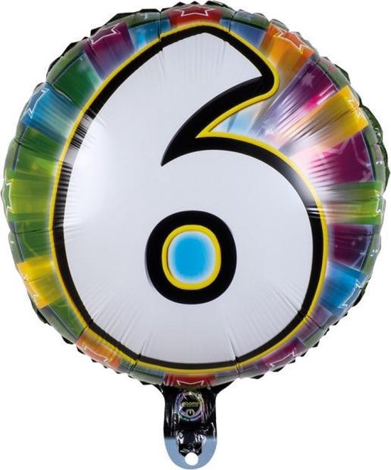 Boland - Illooms led-folieballon 6 - Multi - LED Ballon | bol.com