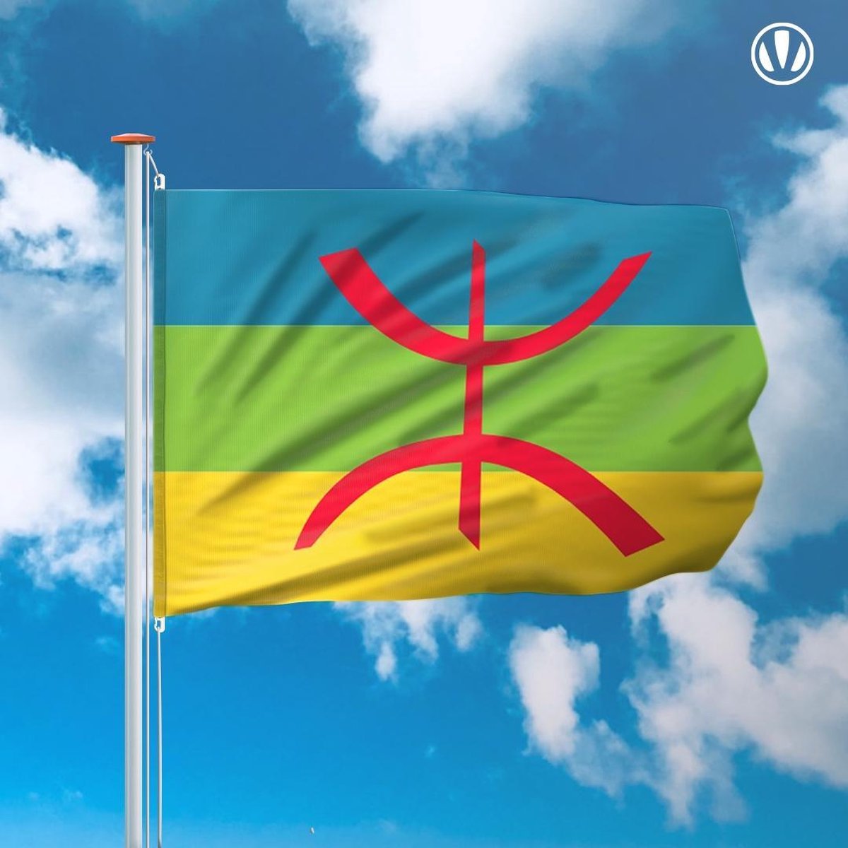 Berber Vlag 150x225cm | bol.com