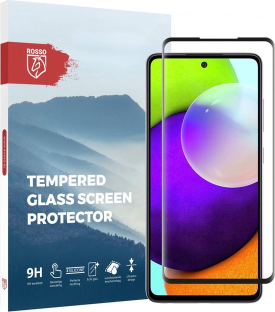 Rosso 9H Tempered Glass Screen Protector Geschikt voor Samsung Galaxy A52 / A52S | bol