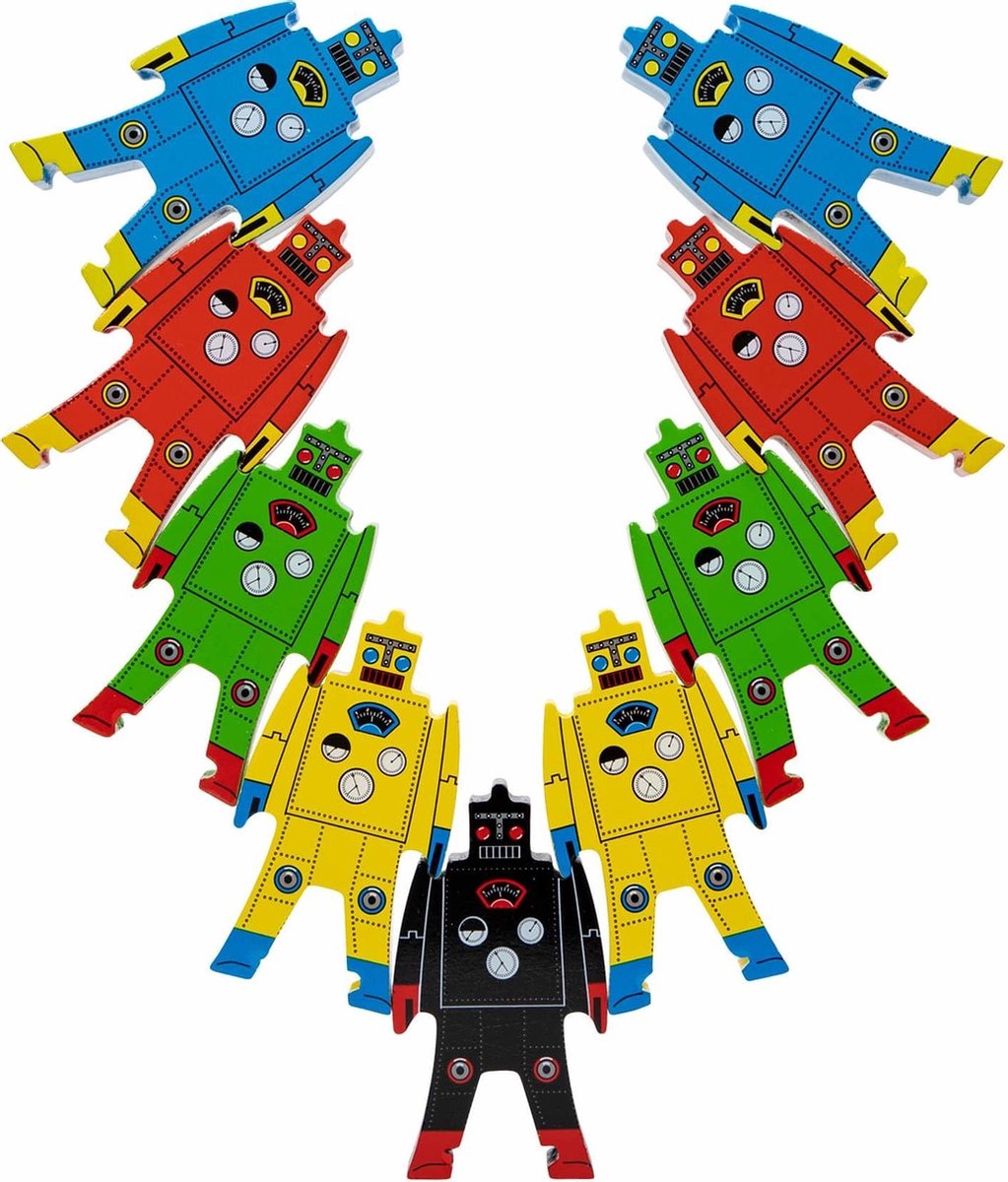 Schylling Wooden Stacking Robots | bol.com