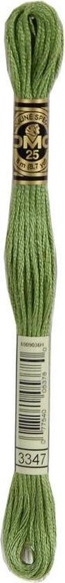 6 stuks DMC Borduurgaren-3347 Groen | bol