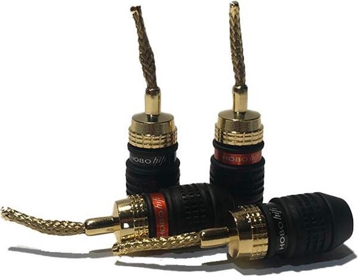 HOBO hifi SpeedLock Flex Pin 4 st Connectors | bol.com