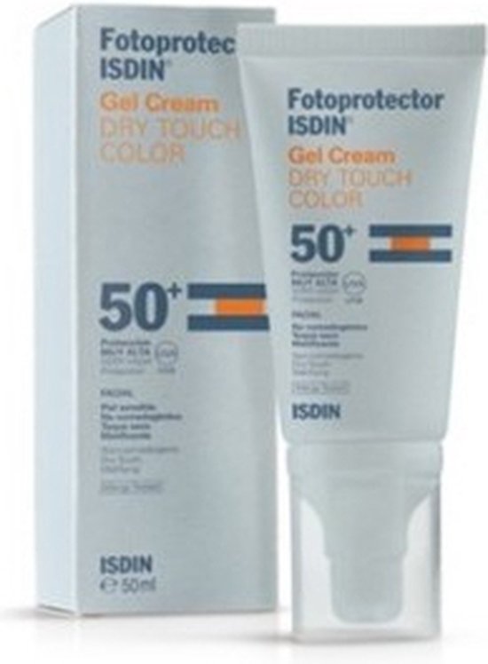 Isdin Sunscreen Spf 50+ Gel Cream Dry Touch Color 50ml | bol