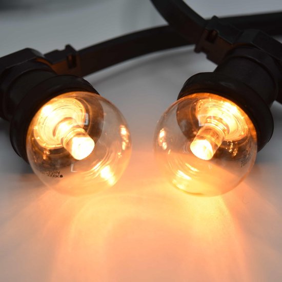 Complete prikkabel set 5 meter met 10 fittingen met LED lampen met lens ...
