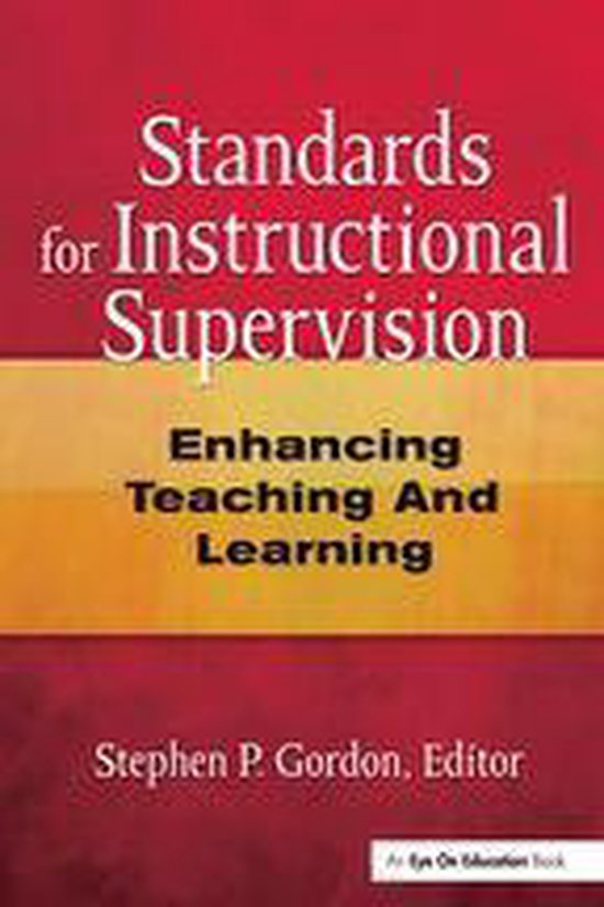 Standards for Instructional Supervision (ebook), Steven Gordon | 9781000082968 | Boeken | bol.com
