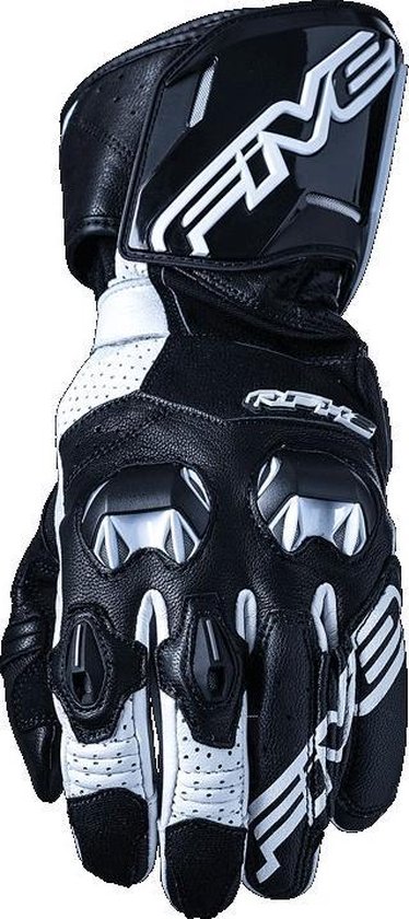 Five RFX2 Black White Motorcycle Gloves L | bol.com