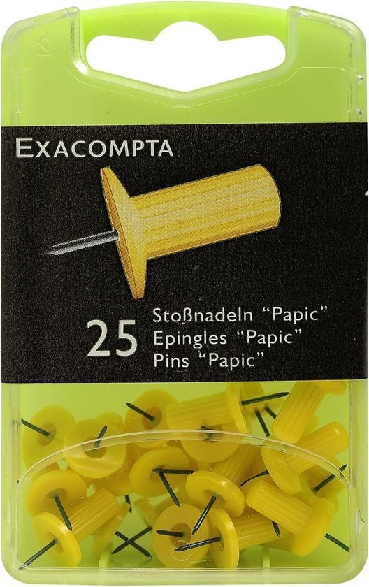 6x Doos met 25 prikbordspelden Papic - punthoogte 7mm - 10mm diameter ...