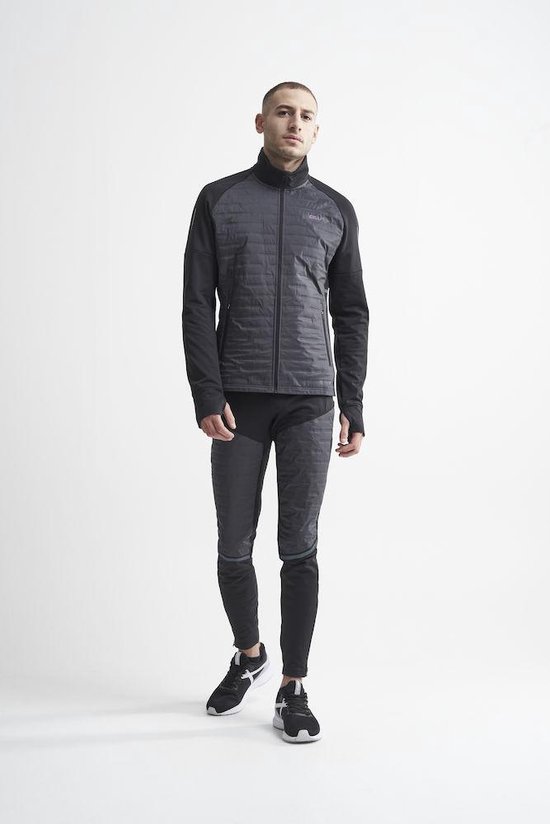 Craft SubZ Jacket Heren Zwart Gevoerde Hardloopjas | bol.com