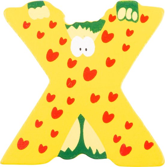 Small Foot Alfabet Dieren Letter X Hout 8 Cm | Games | bol.com