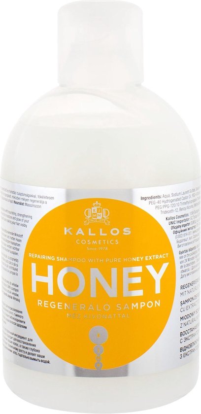 Kallos - Honey Shampoo - Regenerační šampon s medovým extraktem ...
