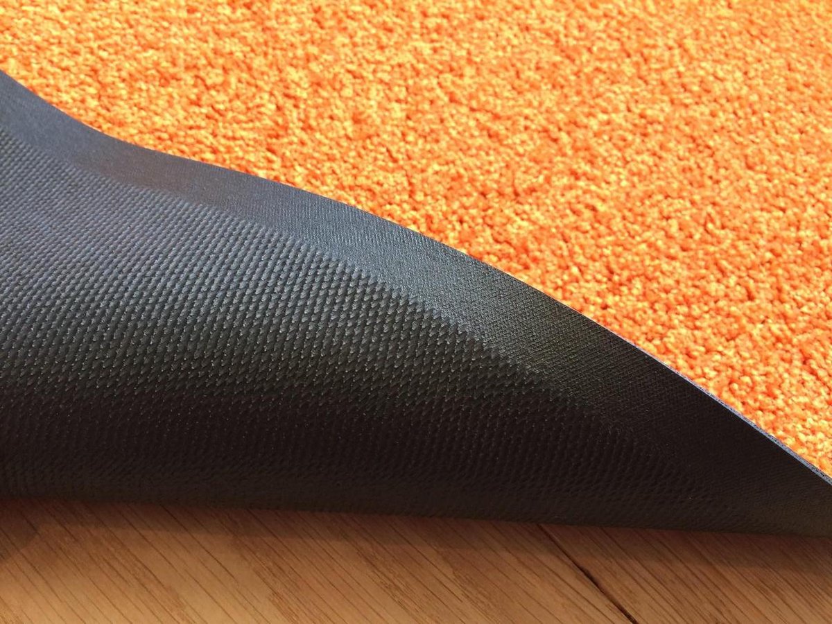 Droogloopmat oranje - 90 x 120 cm | bol.com