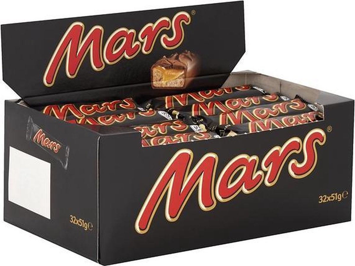bol.com | Mars Chocolade Reep - 32 x 51 gram