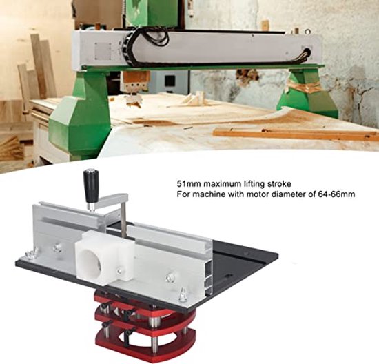 Milling Lift with Top Plate, Aluminum Precision Mill Lift System with ...