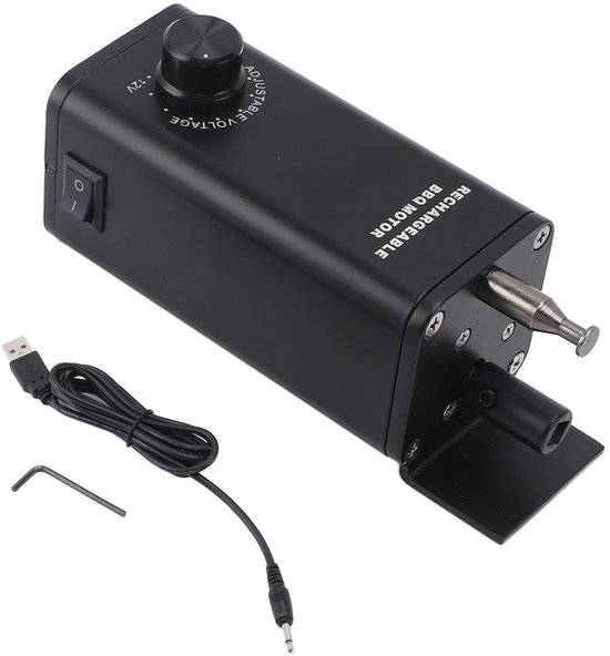 10W Rotary Spit Motor Aluminum Alloy 3 To 12V Electric Grill Motor with ...