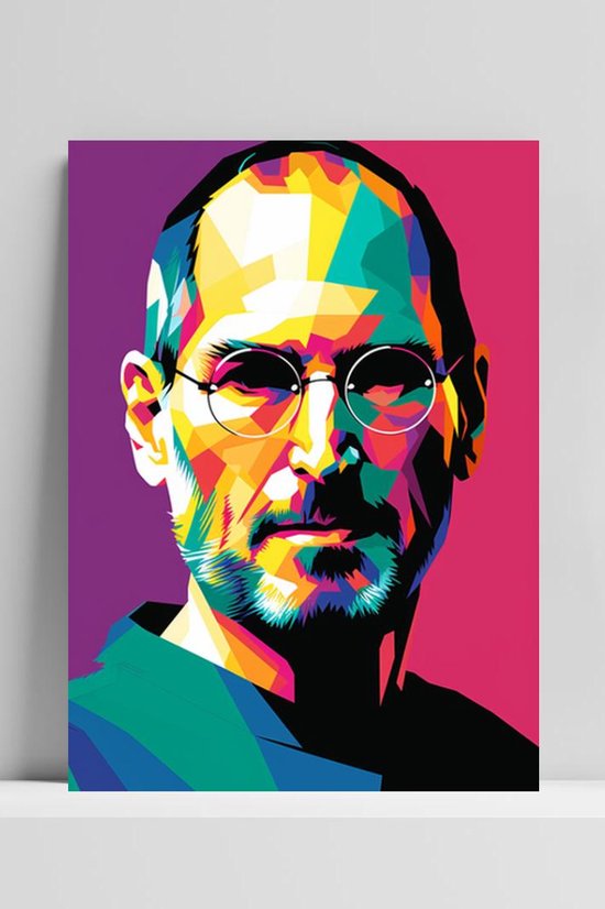 Steve Jobs Poster - Apple - Steve Jobs - Pop Art - Woondecoratie ...