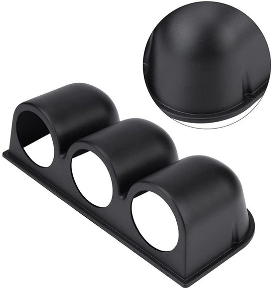 Triple Gauge Console Dashboard Pod - Zwart - Universeel - ABS Plastic ...