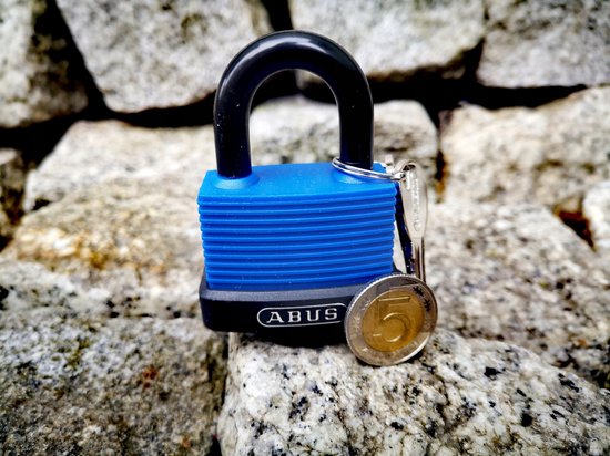 ABUS 6402 Kettingslot - Eén sleutelsysteem - 2 sleutels | bol