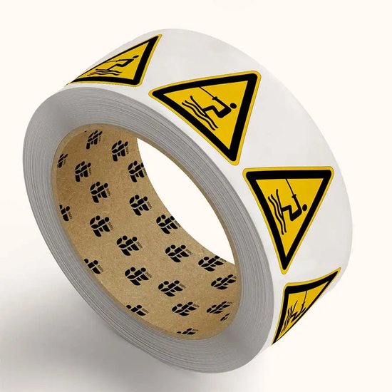 Pas op voor waterskiërs waarschuwingsstickers op rol - W045 - 20 cm ...