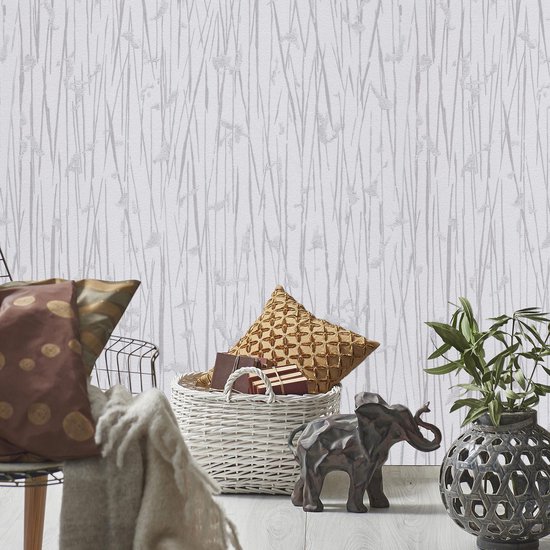 Hout behang wit 10123-01 | Koop nu voordeling behang | bol
