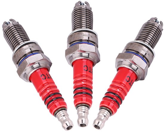 D8TC CF250 Bougies, 3 elektroden, racing, bougies voor motorfiets ...