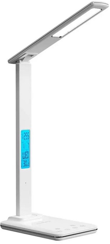 2026 LED Bureaulamp Wit - Dimbaar -Display - Opvouwbaar - Tafellamp ...