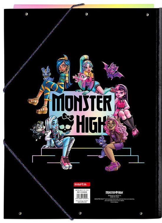 Monster High Map Monster High Creep Zwart A4 | bol