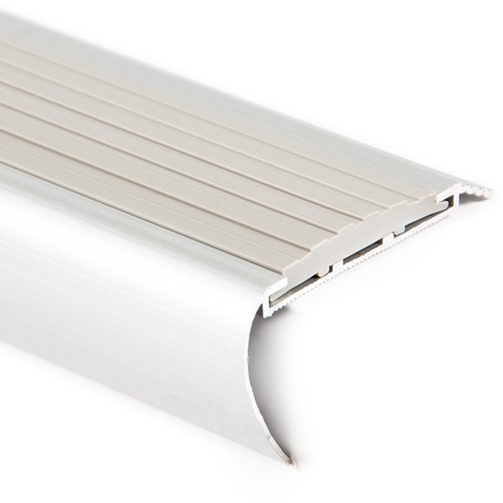 Aluminium trapprofiel met rubber | Trapstrip antislip | Aluminium ...