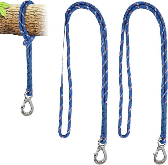 Plus - Schommeltouw 100 cm boom hangstoel nestschommel hangmat 2 stuks ...