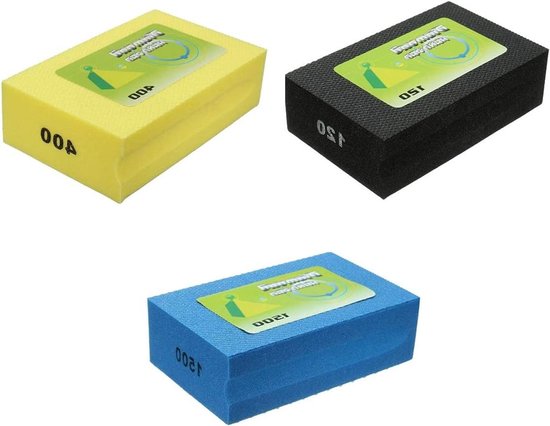 Optimaliseerde Titel: Diamond Hand Pad Kit met 120, 400 en 1500 Grit ...