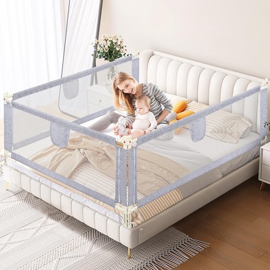 Solacis Opblaasbare bedrand - Bedhekje - Bedrand - Bedrand baby ...