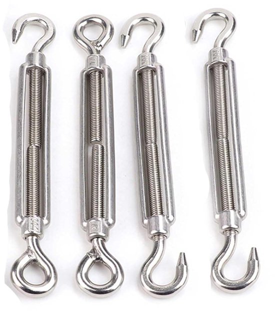 Allecto plus - 2 stuks roestvrijstalen draadspanners voor tuinhekken en ...