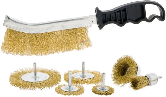 CROP Staalborstel Set 7-delig | bol