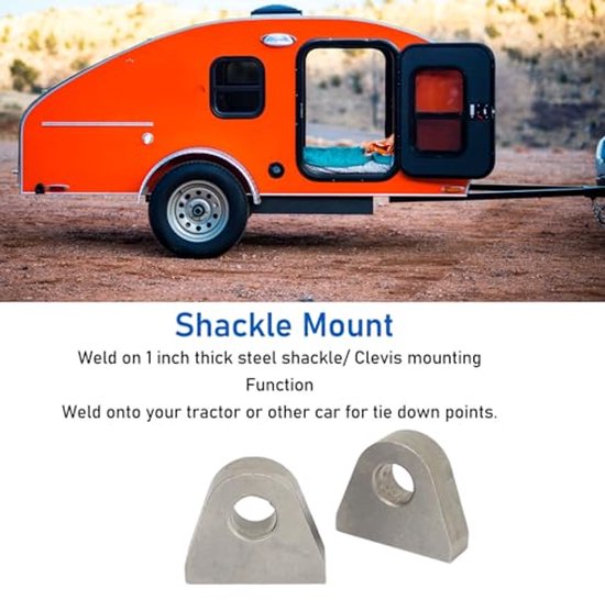 D Ring Shackle Mount, 2 Stuks Shackle Mount Heavy Duty 1 Inch Dikke ...