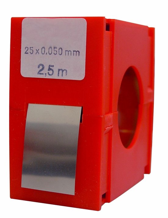 Gecalibreerde stalen bandrol VOGEL 0,15 mm (2500 mm) | bol