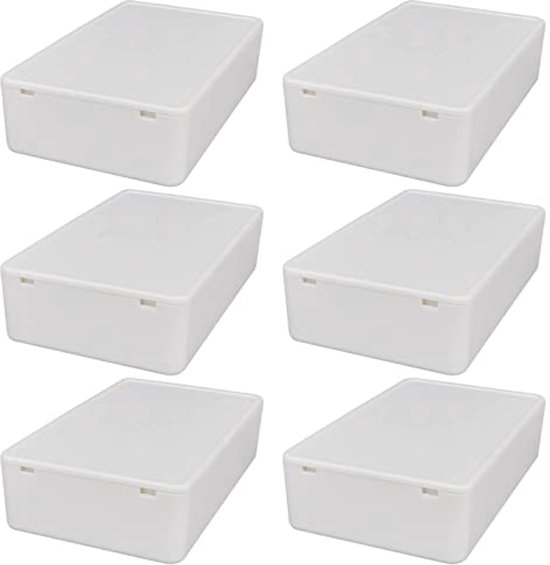 6 Pieces Electronic Enclosure Plastic, Junction Box ABS Project Box ...