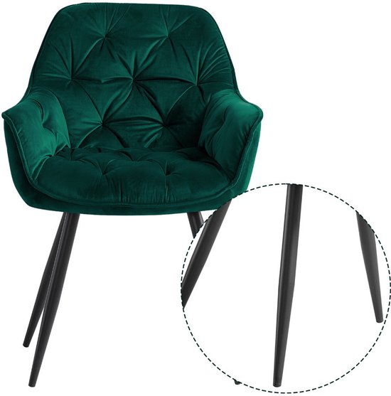 Eetkamerstoel – Stoel – Armstoel – Zitstoel – Dining Chair – Velvet ...