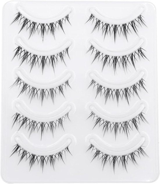 Multi-Pack Clear Stemmer Bare Lashes en Ultra-Thin Fiber False Lashes ...
