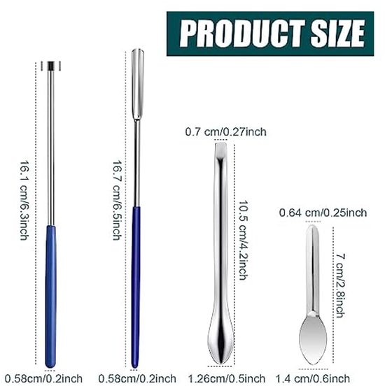 Capsule vulmachine set voor pillen, microspoon, spatelgereedschap ...