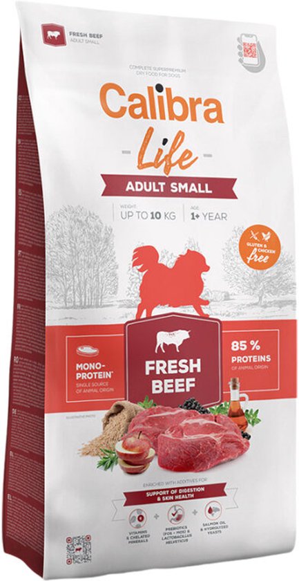Calibra Dog Life Adult Small Breed - Rund - 1,5 kg | bol