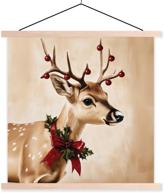 Gewei - Kerst - Rendier - Rood | bol