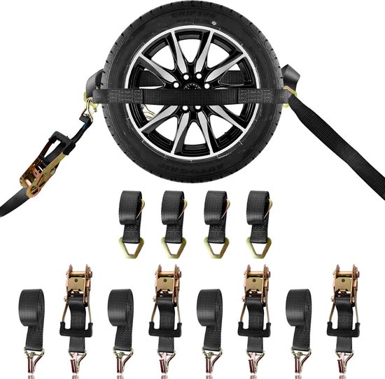 Wheel net car lashing straps - Heavy Duty ferrous - 6M - auto ...