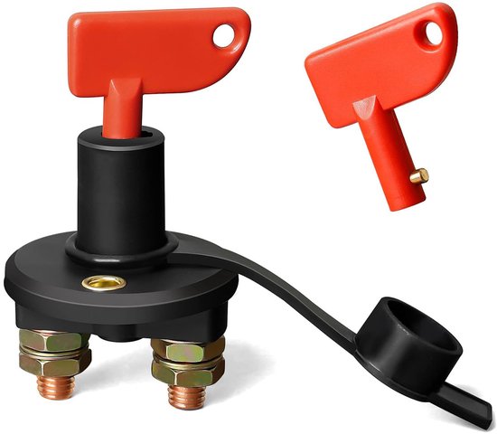 Key Isolator Switch - 12V/24V - Master Disconnect Kill Switch - Cut Off ...